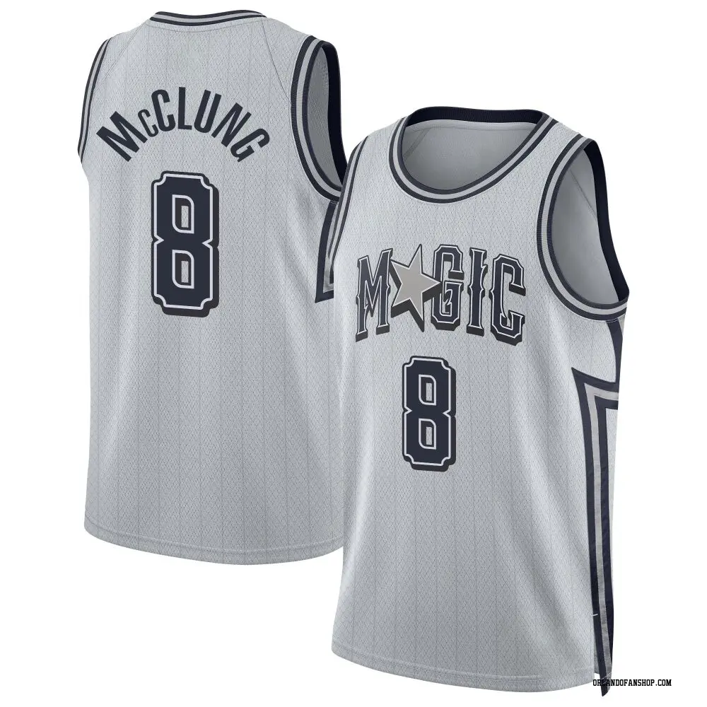 Orlando Magic Men's Mac McClung Swingman Silver 2024/25 City Edition Jersey